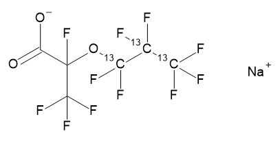 Sodium tetrafluoro-2-(heptafluoropropoxy) propanoic acid (HFPO-DA ...