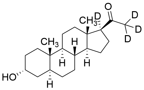 5alpha-Pregnan-3alpha-ol-20-one-17alpha,21,21,21-d4