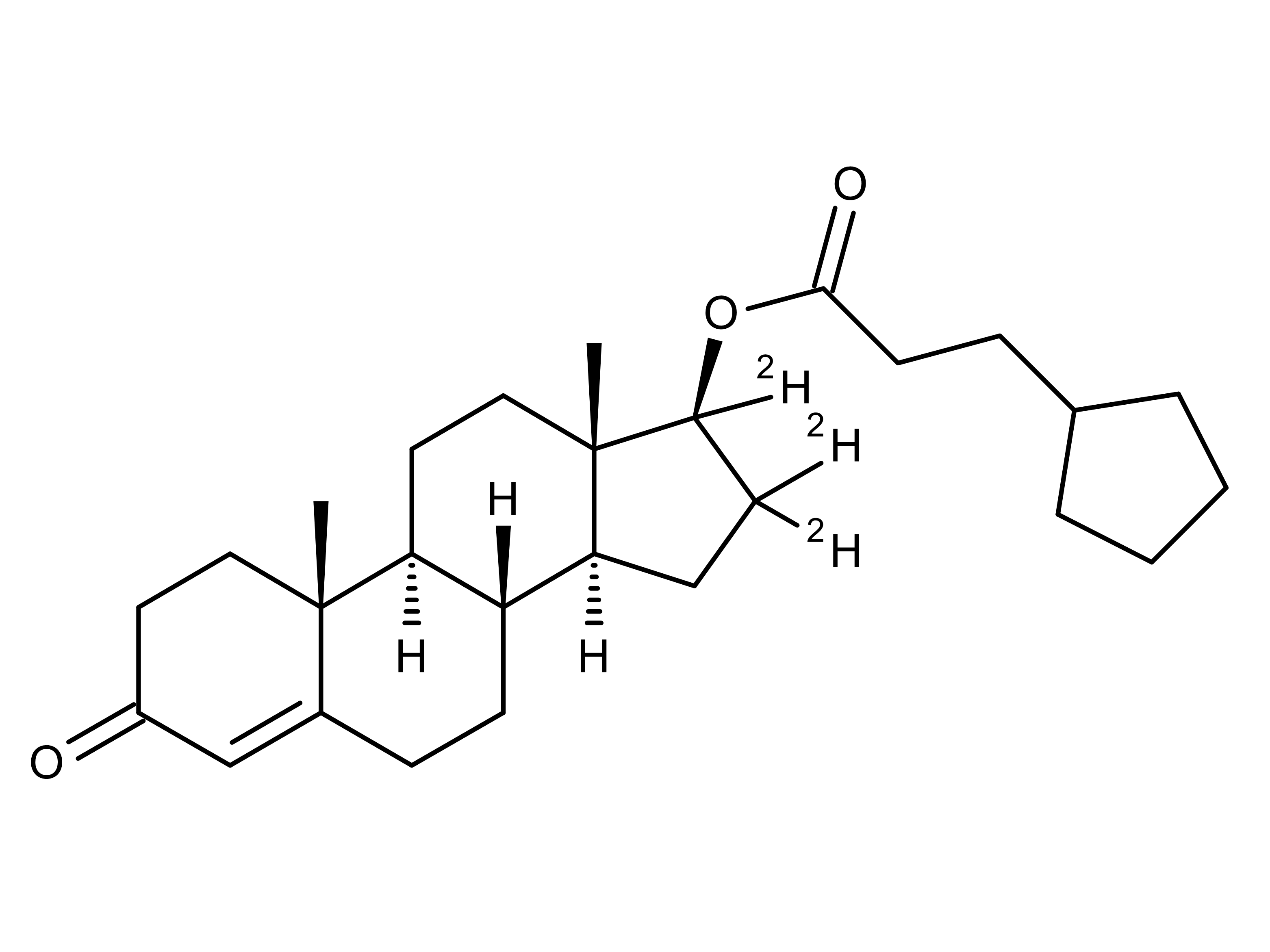 Testosterone Molecule