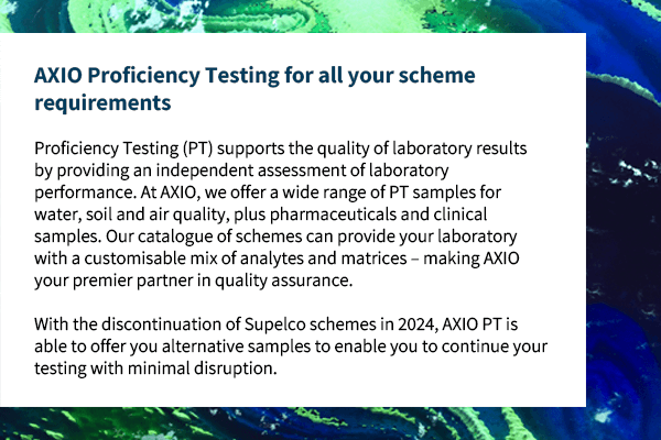 LGC AXIO Proficiency Testing | Water, Environmental and Pharmaceutical ...
