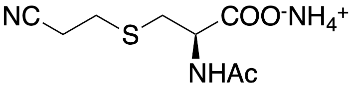 N-Acetyl-S-(2-cyanoethyl)-L-cysteine Ammonium Salt