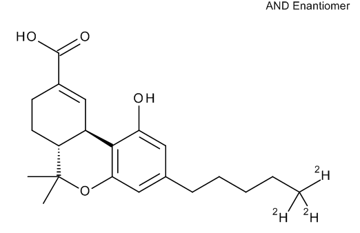 (±)-11-nor-9-Carboxy-Δ9-THC-D3 solution 1.0 mg/mL in methanol